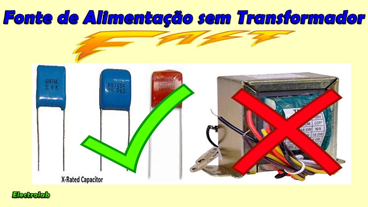 Fonte de Alimentação sem Transformador! - YouTube