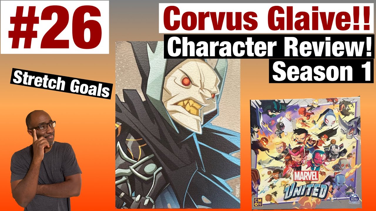 Corvus Glaive!! Character Review season 1 stretch goals! - YouTube