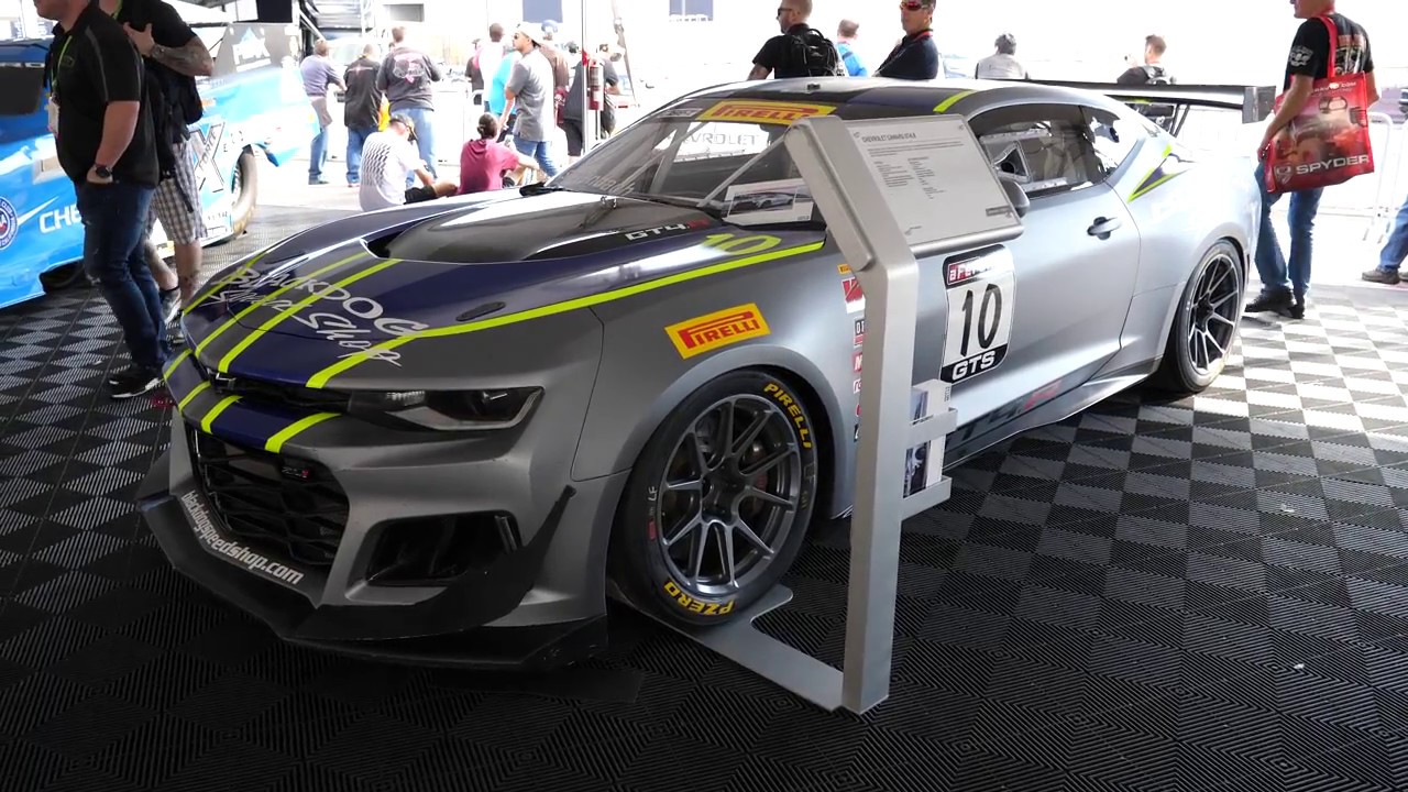 Camaro GT4.R Race Car at SEMA 2017 - YouTube