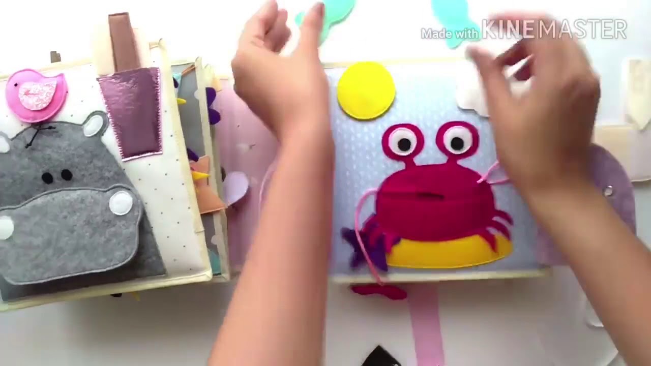 TODDLER QUIET BOOKS. Adorable and great for learning! - YouTube