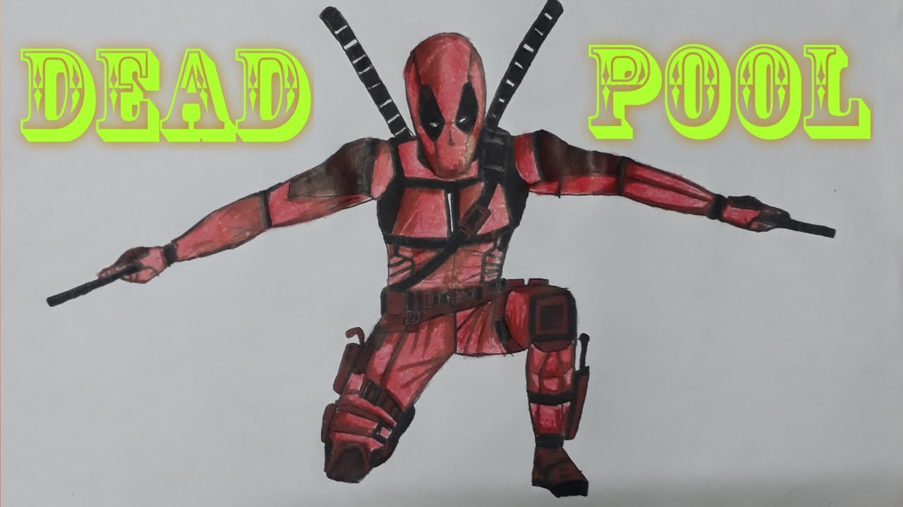 How Do You Draw DEADPOOL Step By Step#Dead Pool Drawing Easy Dead Pool ...
