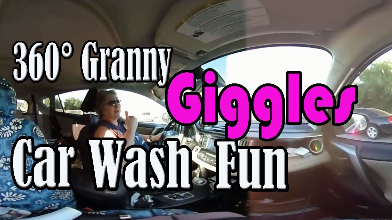 Granny's 360° Trip Thru the Car Wash - YouTube