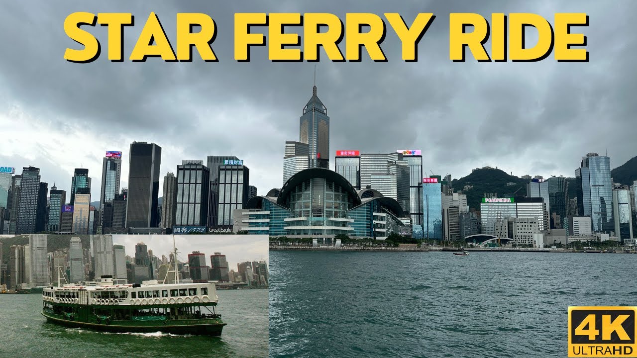 [4k] Watch The Gorgeous Hong Kong Skyline From A Star Ferry Ride From ...