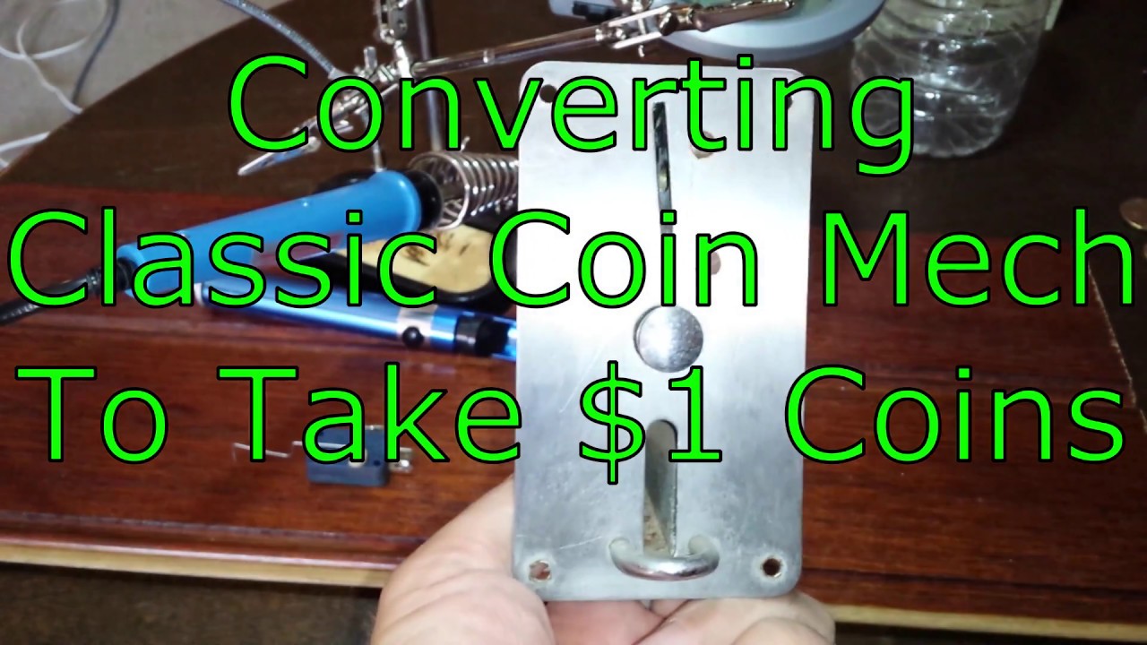 Arcade coin mech conversion - YouTube