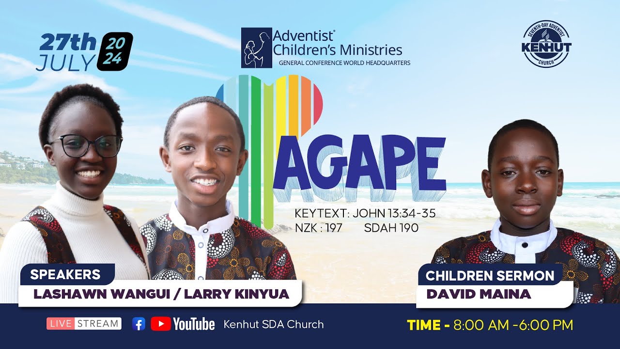 CHILDREN MINISTRY SABBATH [ AGAPE-JESUS LOVES ME ALWAYS] || 27/07/2024 || - YouTube