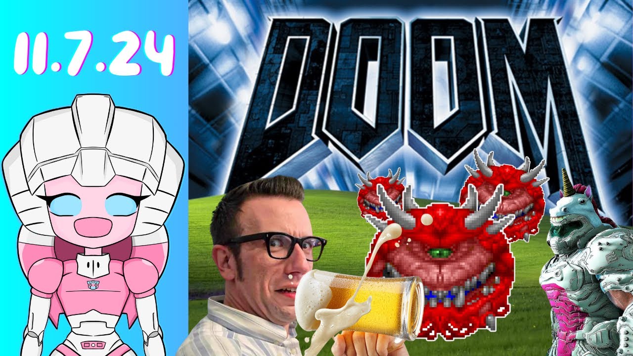 boomer teaches doomer how to drink beer | doom [with friend tim] - YouTube