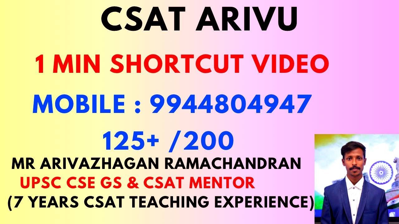 Algebra | 9944804947 | Mr. ARIVAZHAGAN RAMACHANDRAN IAS IPS IFS MENTOR ...