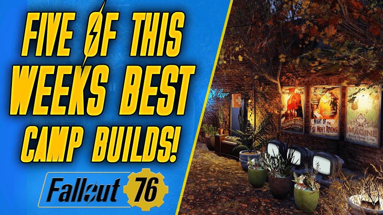 THIS WEEKS TOP 5 CAMPS! | Fallout 76 Camp Tour - YouTube