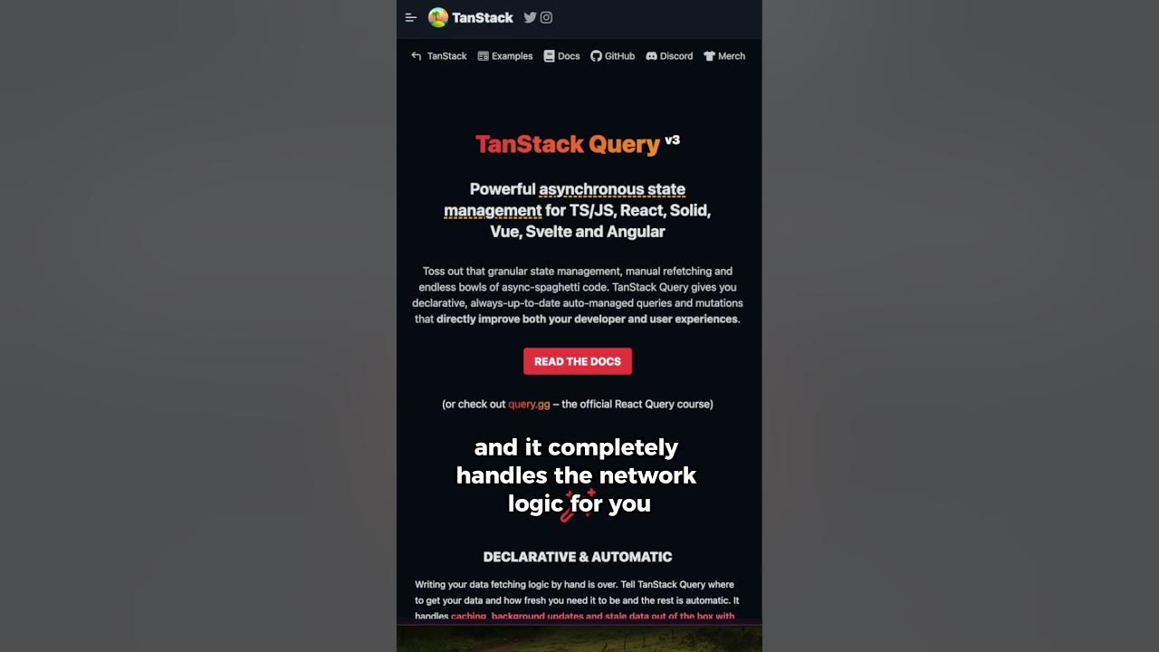 What makes TanStack Query a powerful tool for managing network queries with Domain Specialist ...