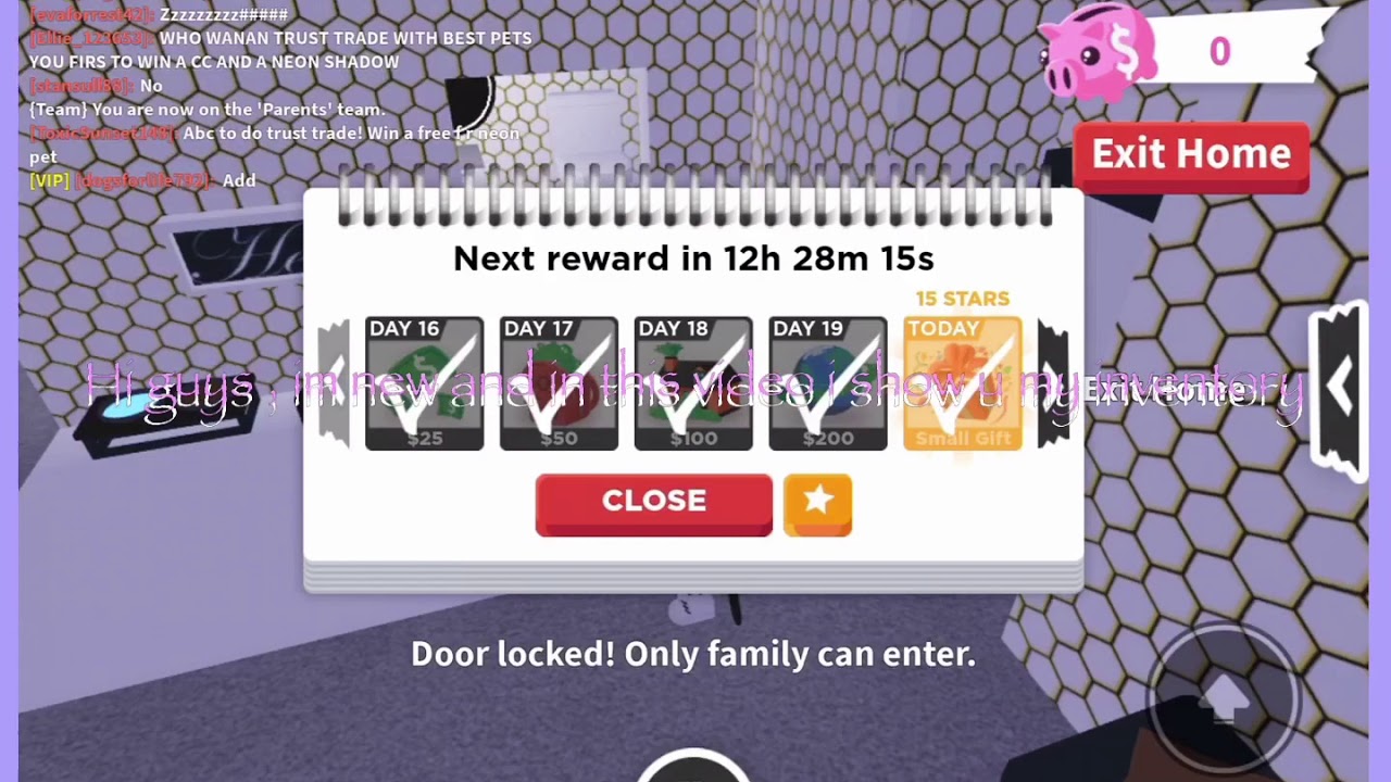 My inventory on adopt me !!! 💗 - YouTube