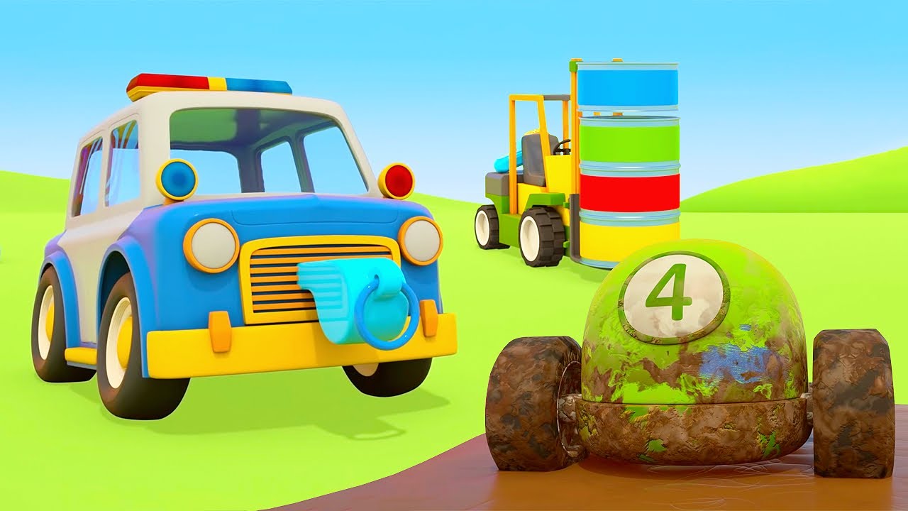 Car cartoons with cars and trucks - Helper cars & car games. Vehicles ...