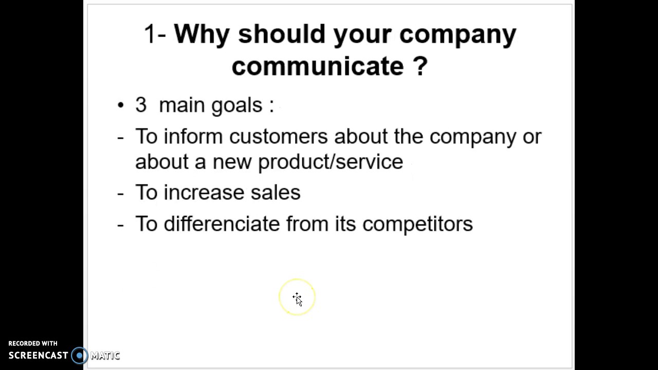 What is product communication part 1 - YouTube
