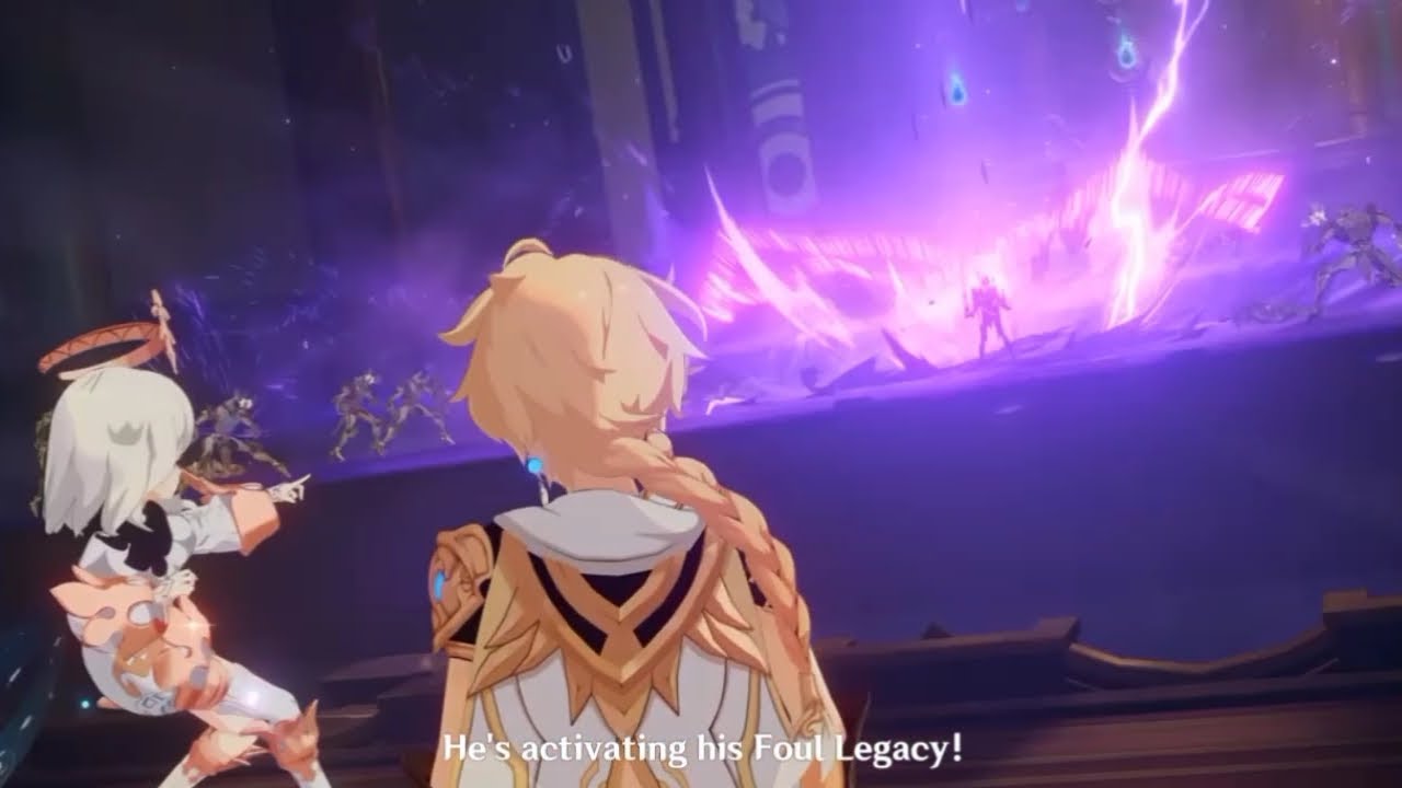 Genshin Impact Childe Vs Neuvillette Cut Scene - YouTube