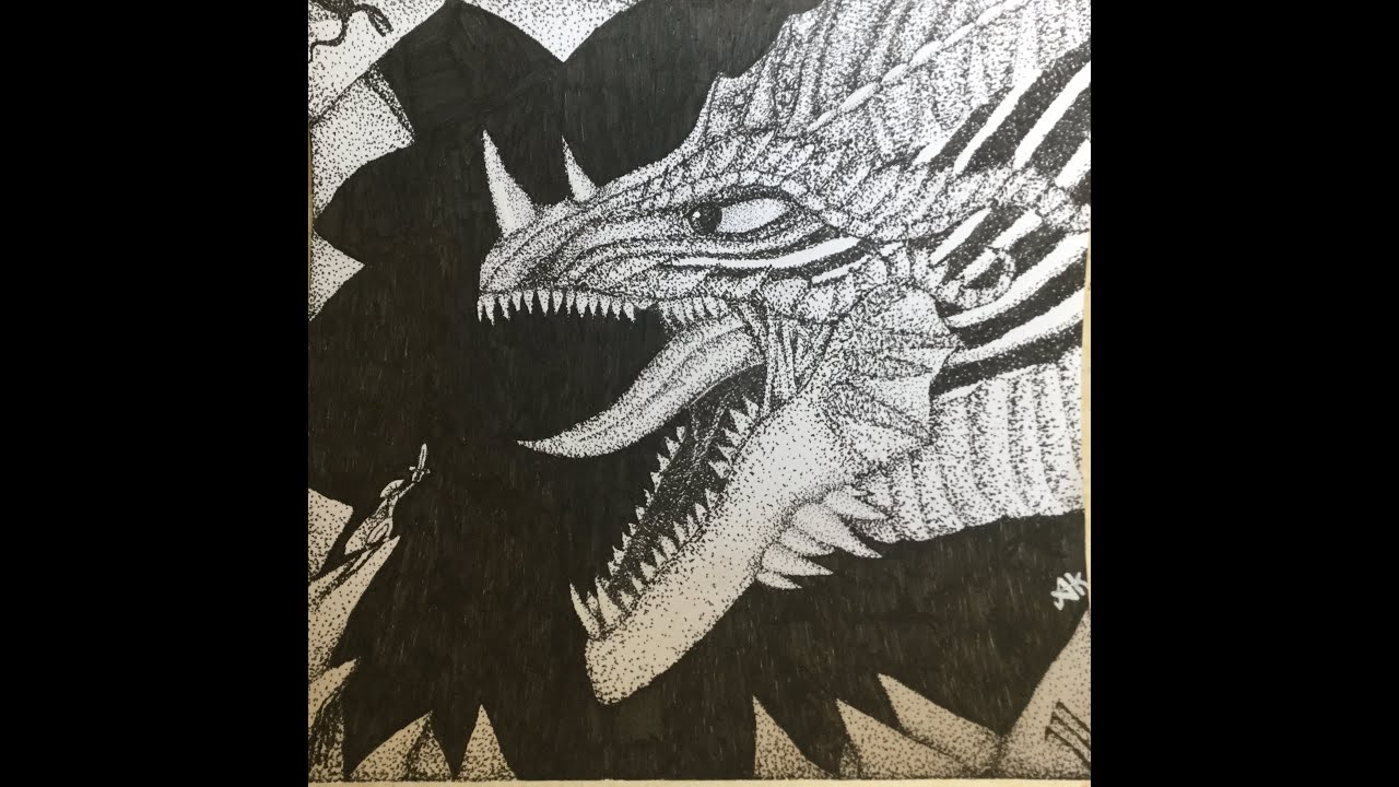 EPIC Dragon Stippling Montage - YouTube