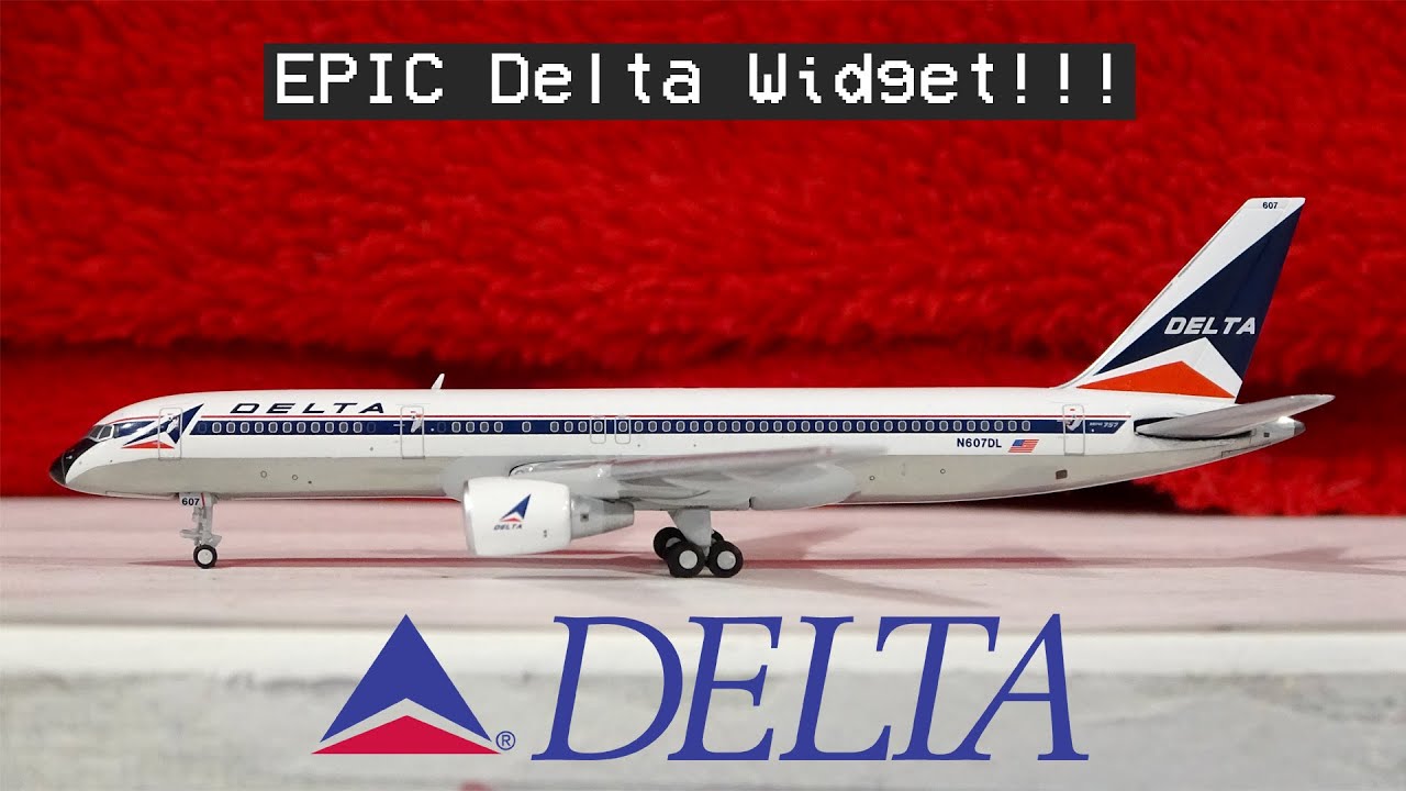 *NEW* Gemini Jets Delta 757 Widget Unboxing! - YouTube