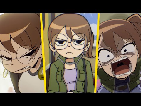 Scott Pilgrim Takes Off but just Julie swearing & being a b****
