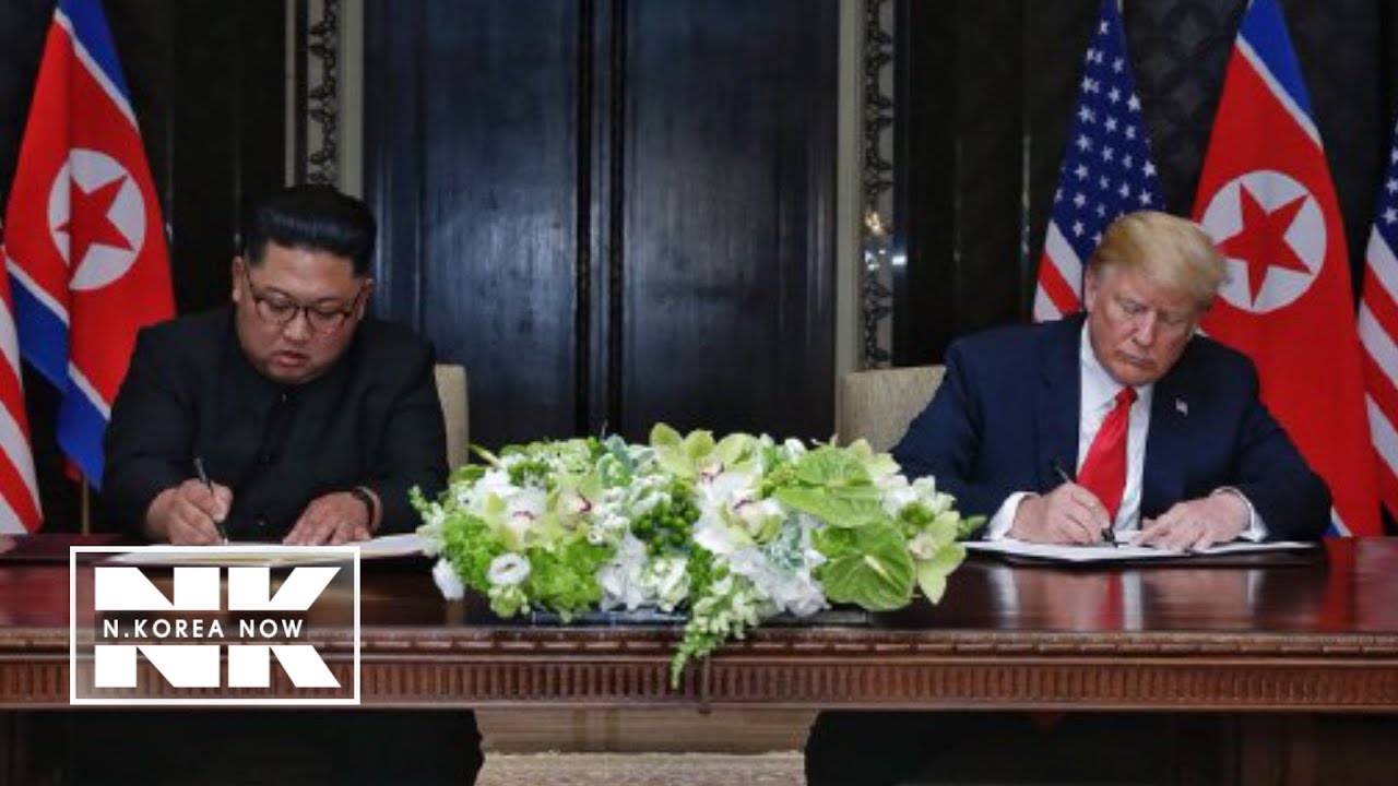 [FULL Ver.] Trump, Kim sign 'comprehensive' summit deal - YouTube