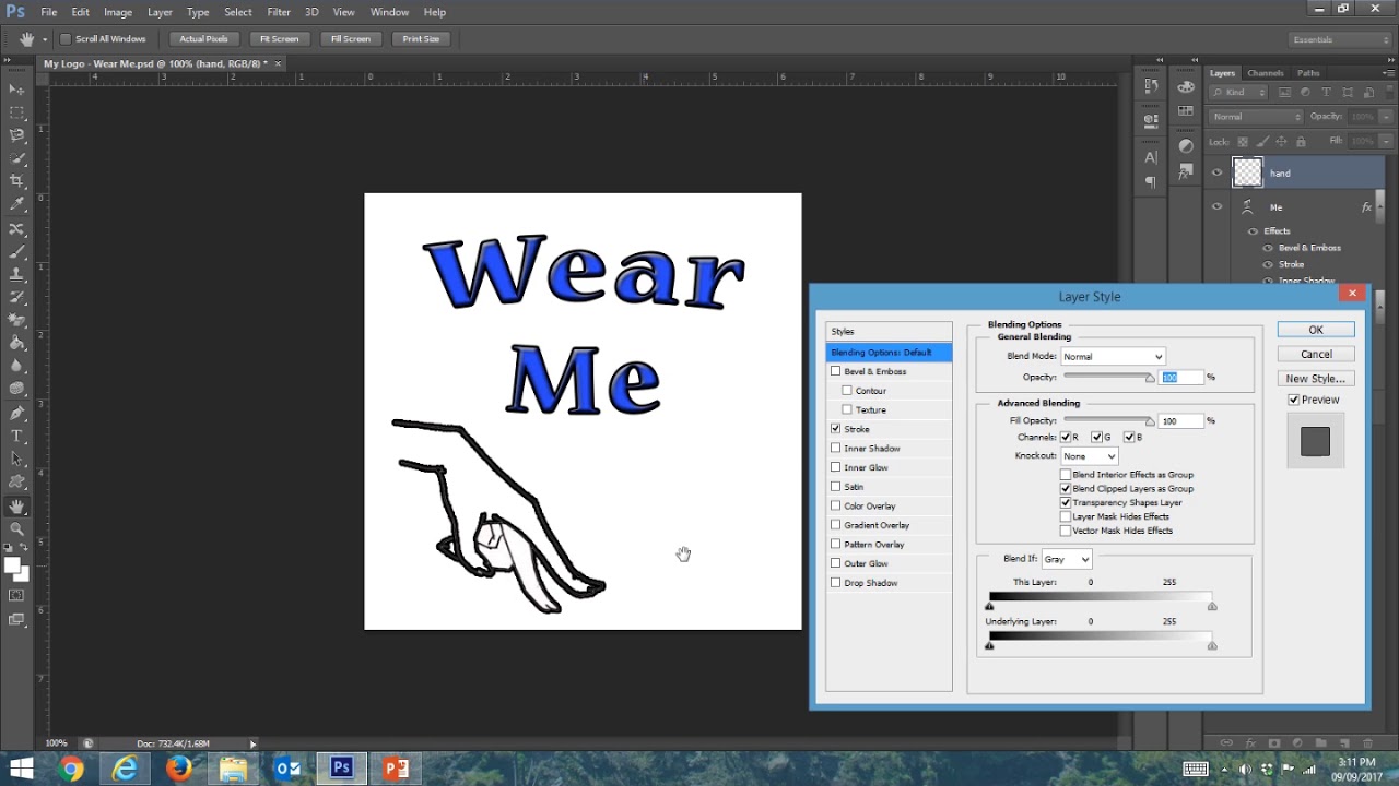 03 - Basics for a logo - Inserting images in Photoshop - YouTube