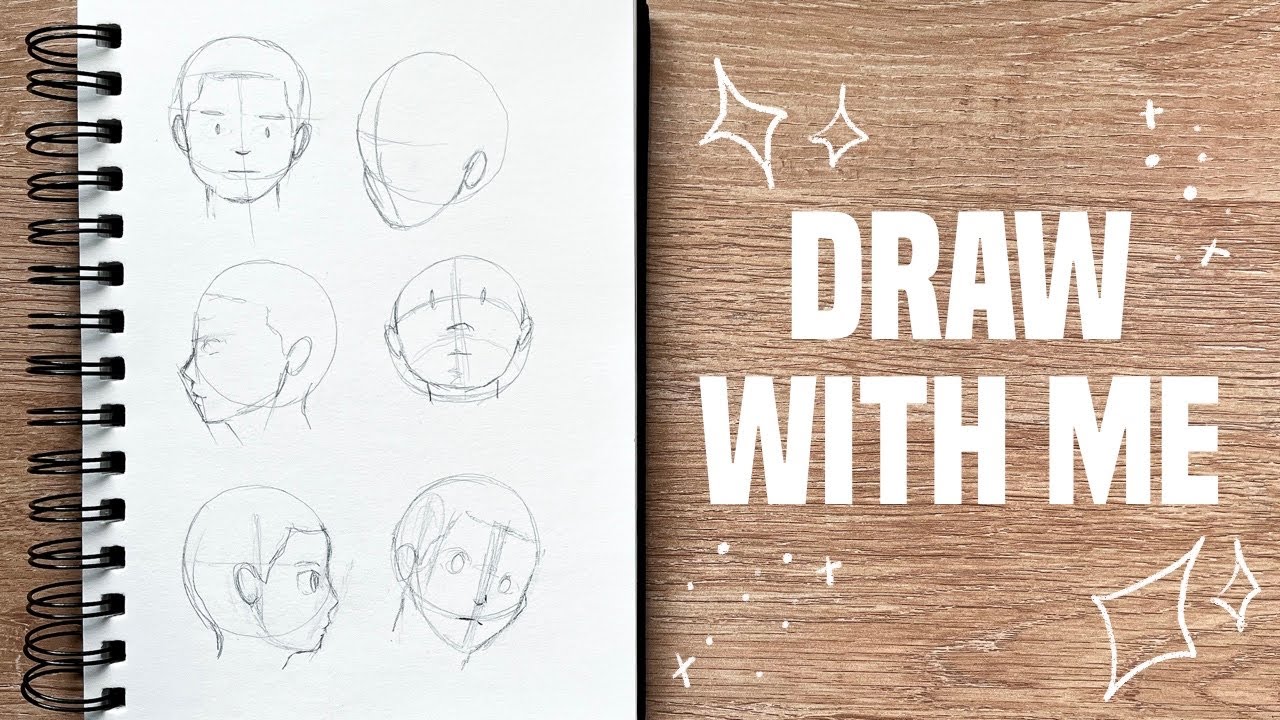 Draw with me ⭑ Portrait practice session! - YouTube
