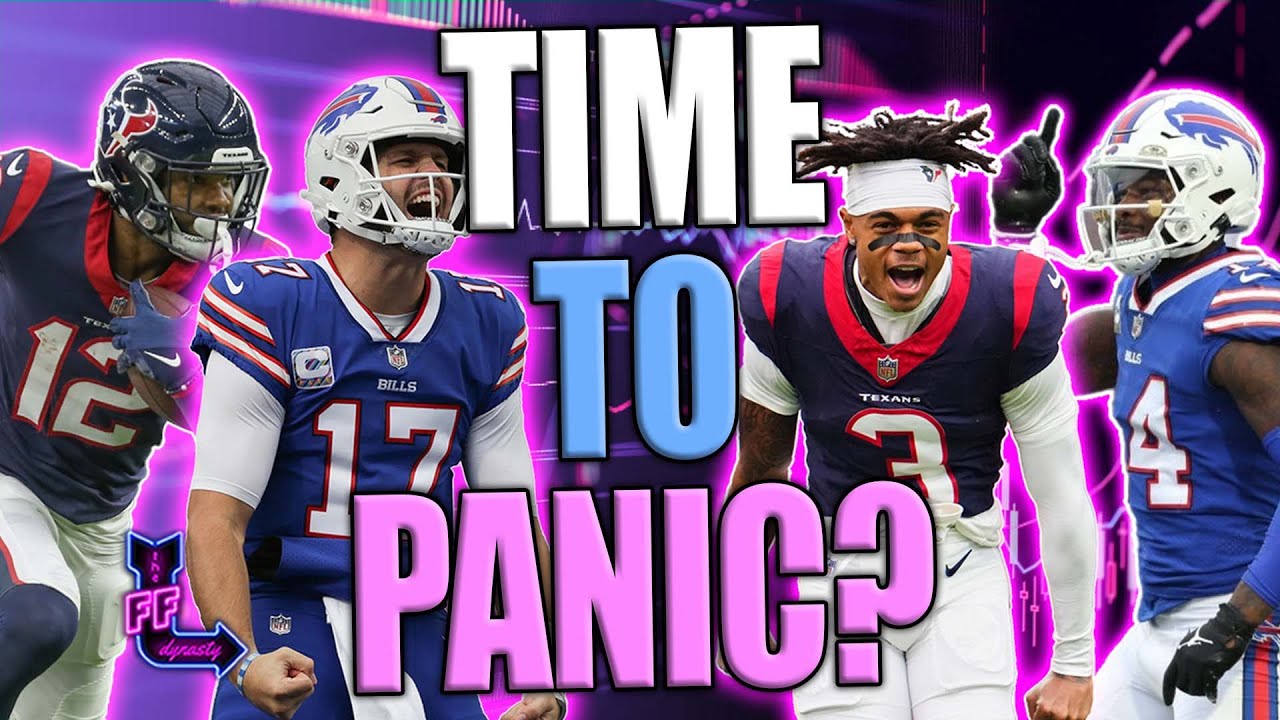TIME TO PANIC? Tank Dell/Nico Collins/CJ Stroud/Josh Allen - Dynasty ...