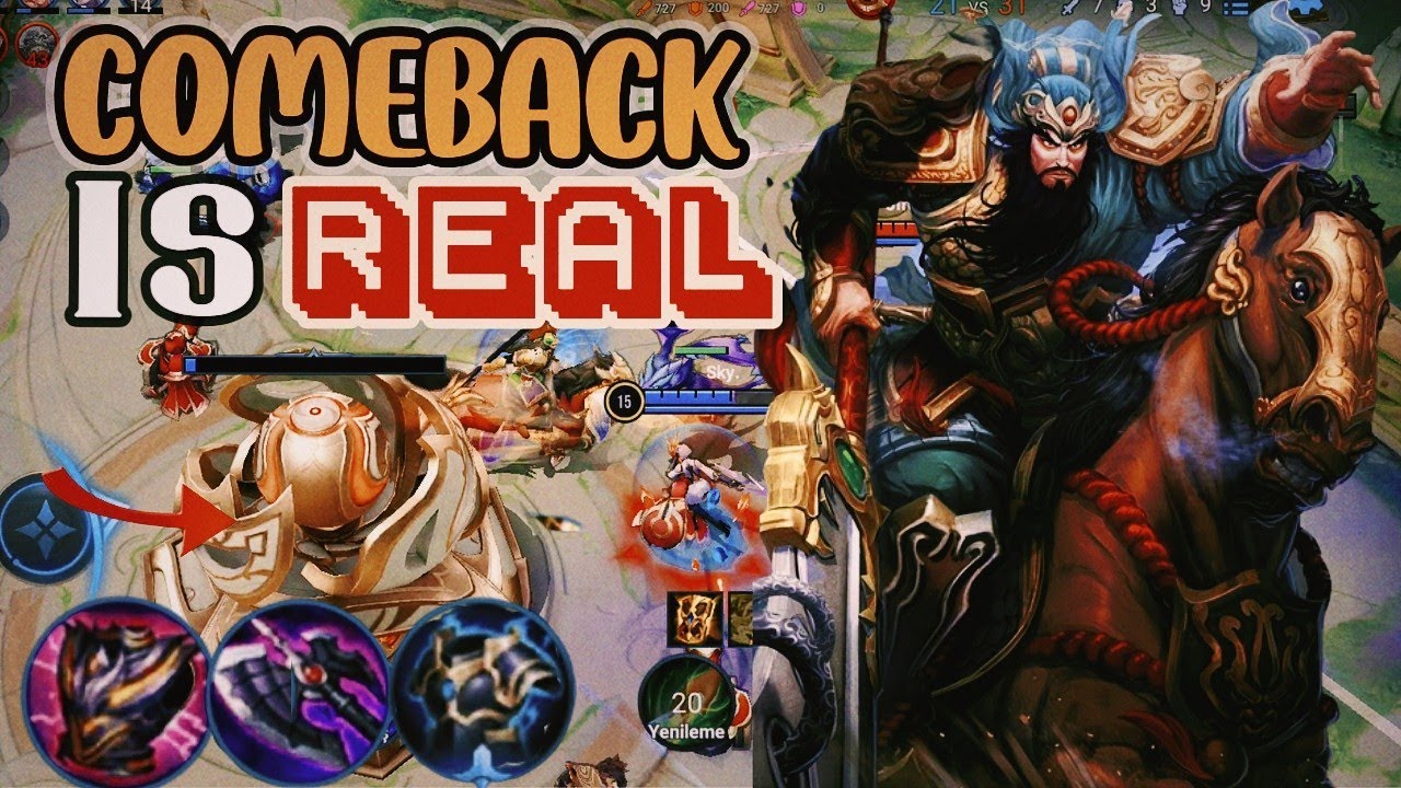 HoK: COMEBACK IS REAL - GUAN YU - TOP50 - SESLİ TANITIM -HONOR OF KINGS ...