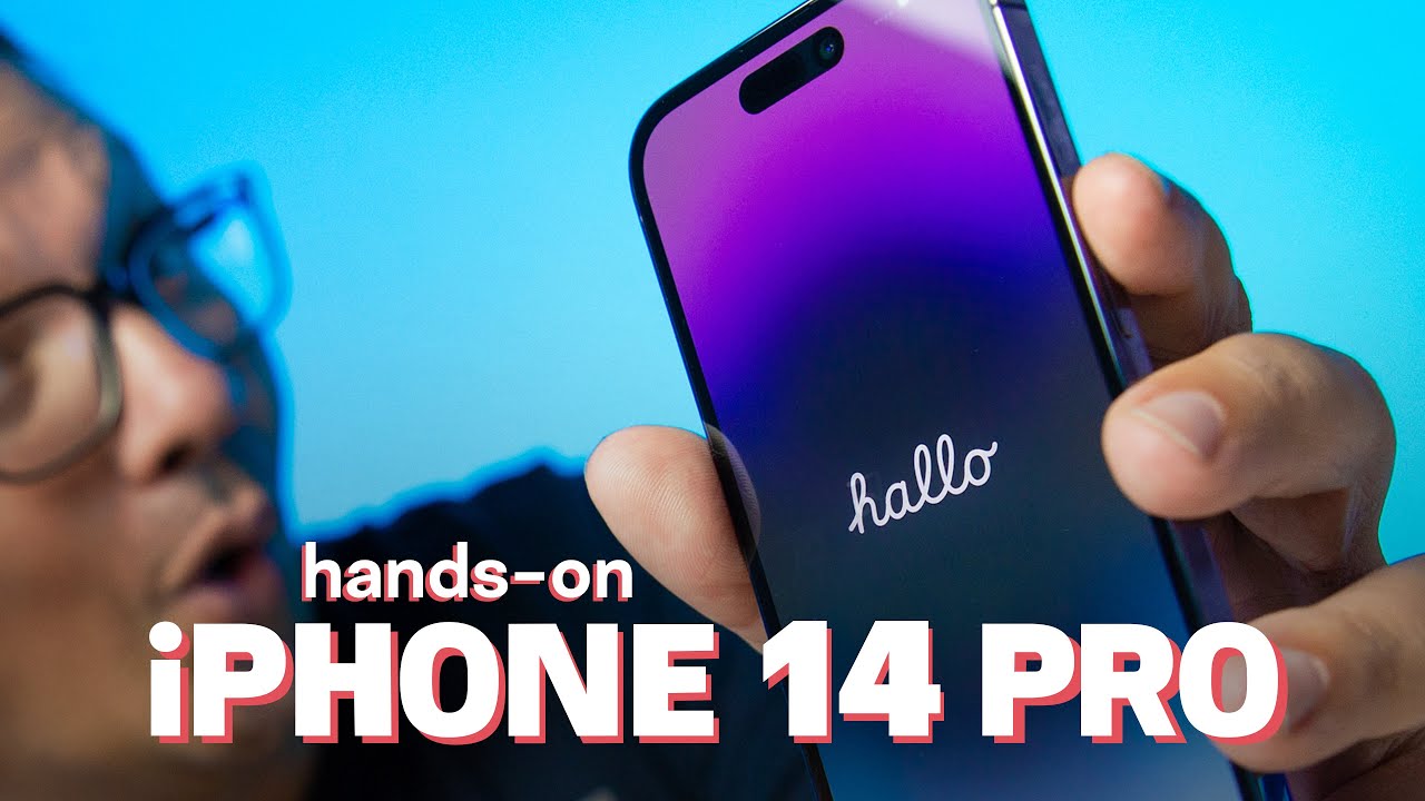 iPhone 14 Pro im hands-on - YouTube