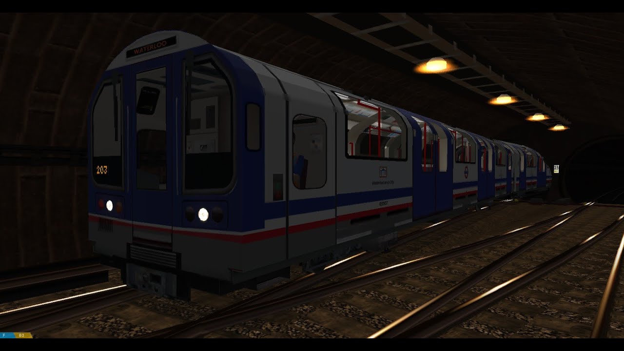 OpenBVE Gameplay (4) London Underground - Waterloo and City Line - YouTube