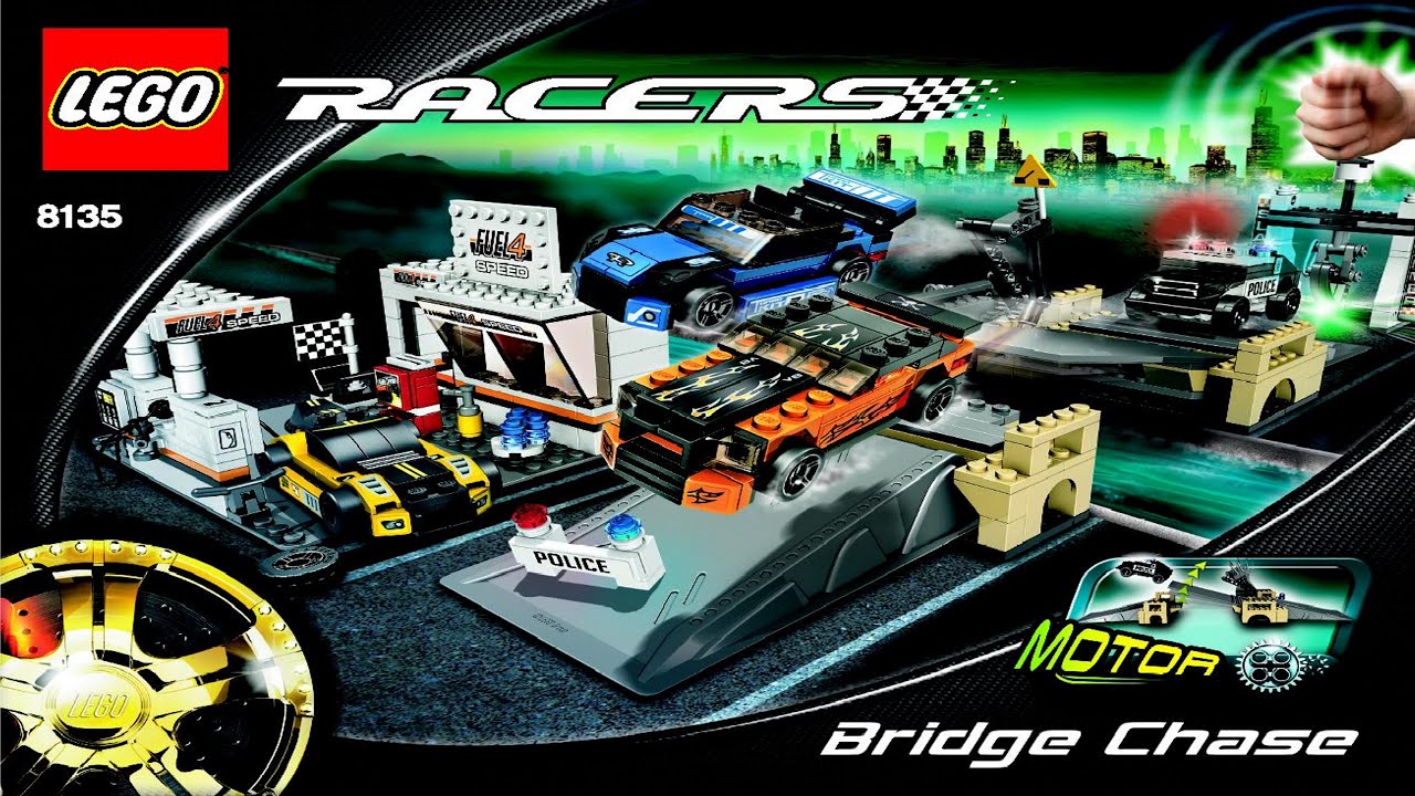 LEGO instructions - Racers - 8135 - Bridge Chase - YouTube