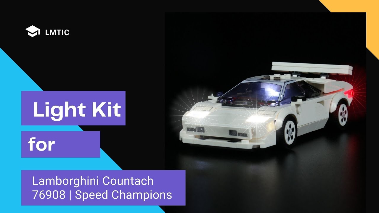 LMTIC Light Kit for LEGO 76908 Lamborghini Countach 76908 | Speed ...