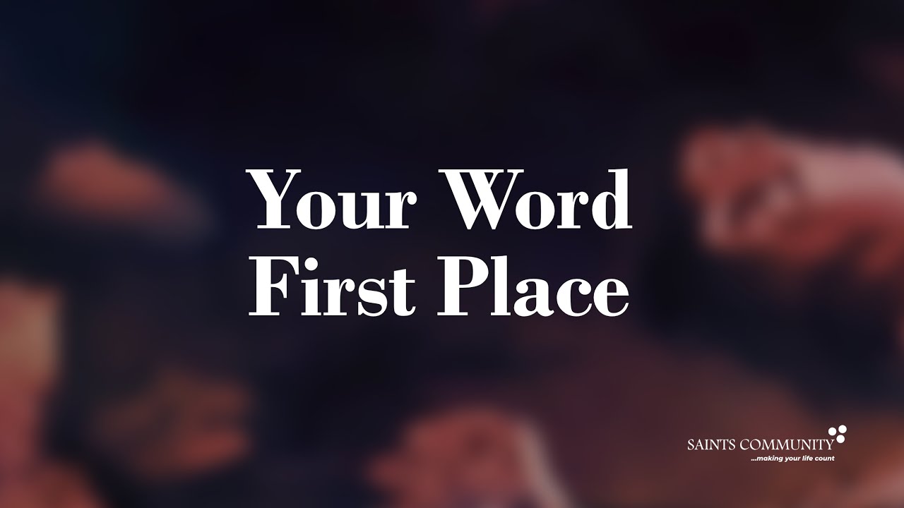 Your Word First Place - YouTube