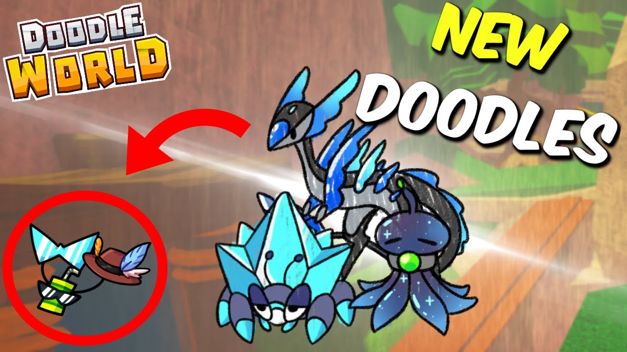 EVERY NEW DOODLE in the CRYSTAL CAVERNS - Roblox Doodle World - YouTube