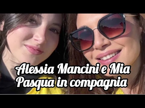 ALESSIA MANCINI, FLAVIO MONTRUCCHIO e la famiglia: Pasqua con la squadra del cuore 💓❤️💓💓