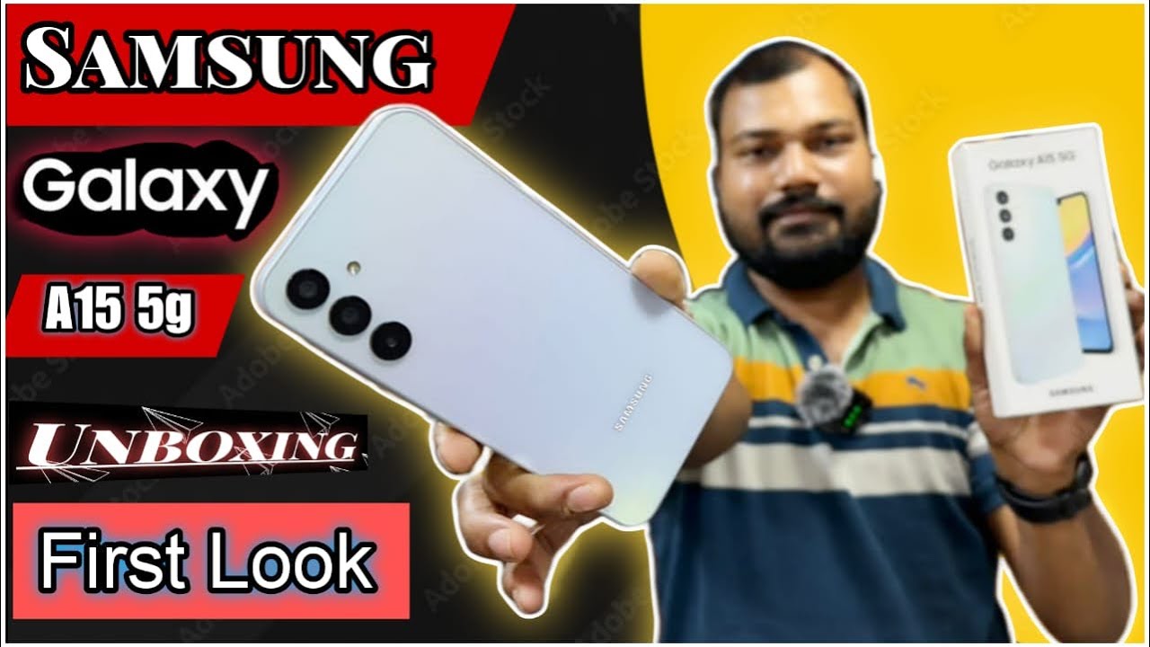 Samsung Galaxy A15 5G Unboxing & First Look || Super Amoled Display ...