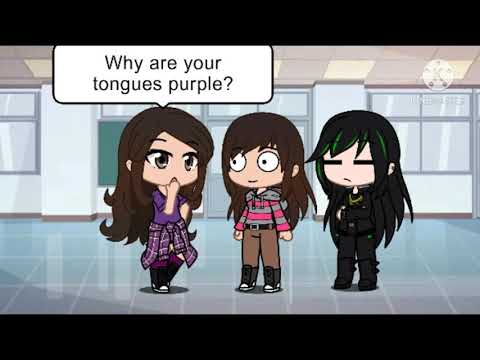 Why are you're tongues purple meme (Jade x Tori/Jori) (Gacha Club)