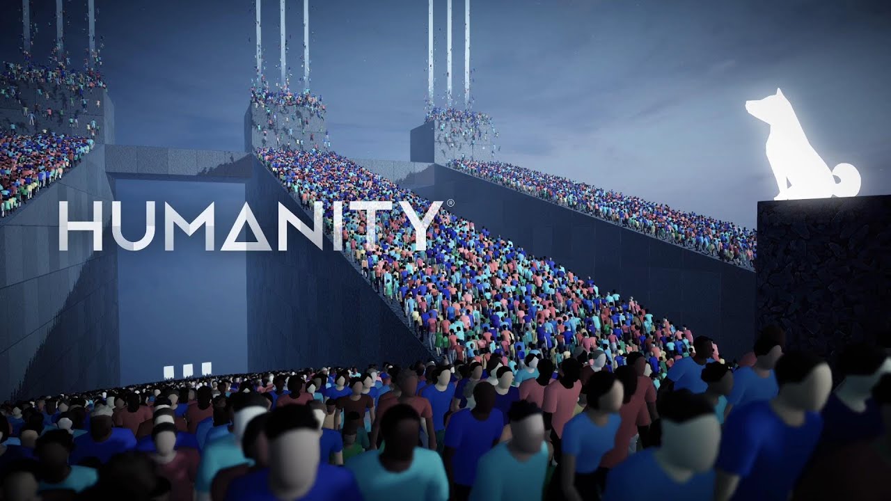 #1【HUMANITY】柴犬になって人間たちを導くアクションパズルゲーム！わたしのなかのムスカが覚醒する【PROLOGE】 - YouTube