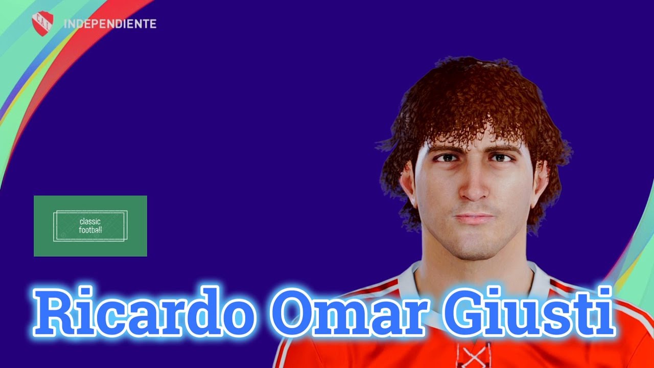 Ricardo Omar Giusti - PES Clasico (Face, Body& Stats) - YouTube