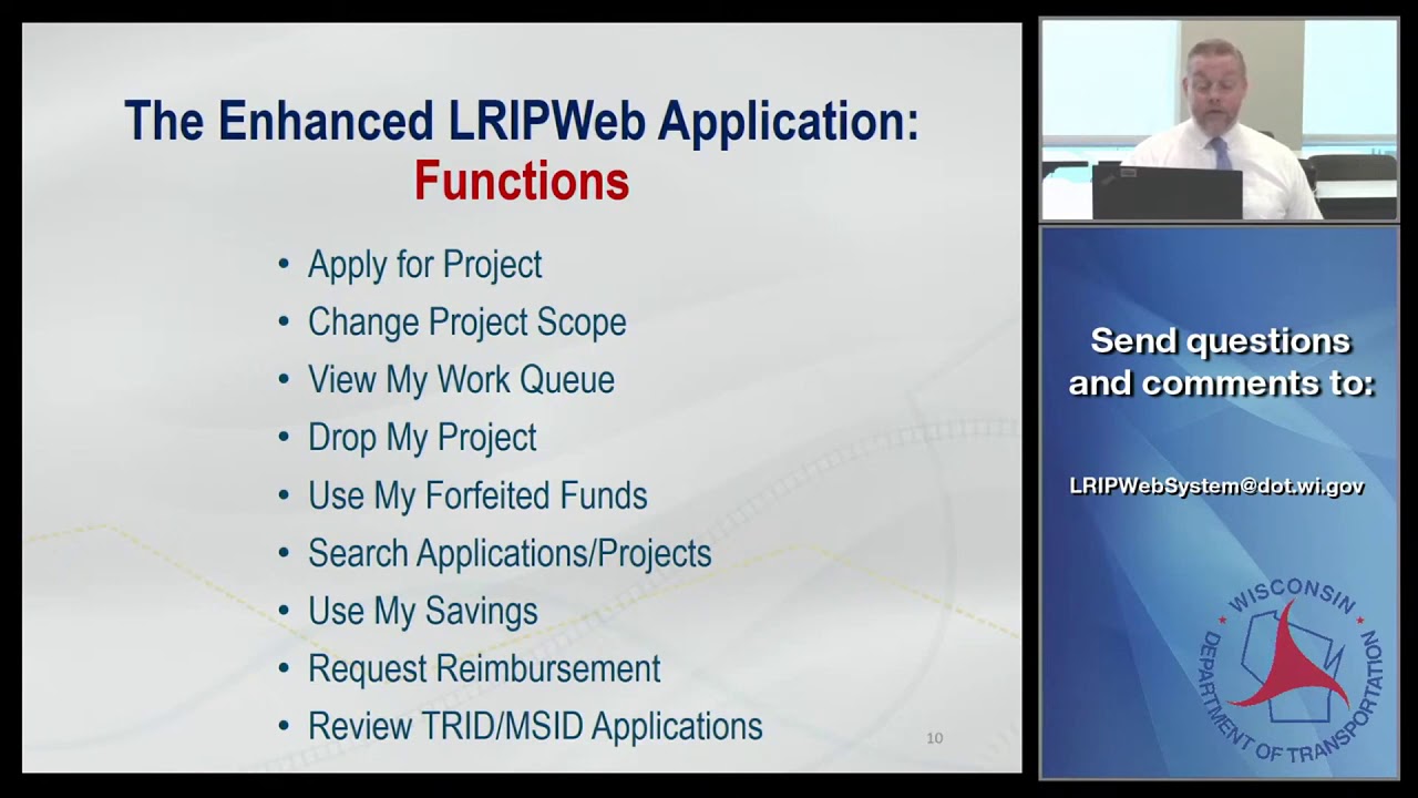 LRIPWeb Application Enhancements - YouTube