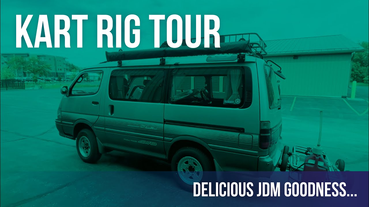A Tour of My Goofy JDM Karting Van - YouTube
