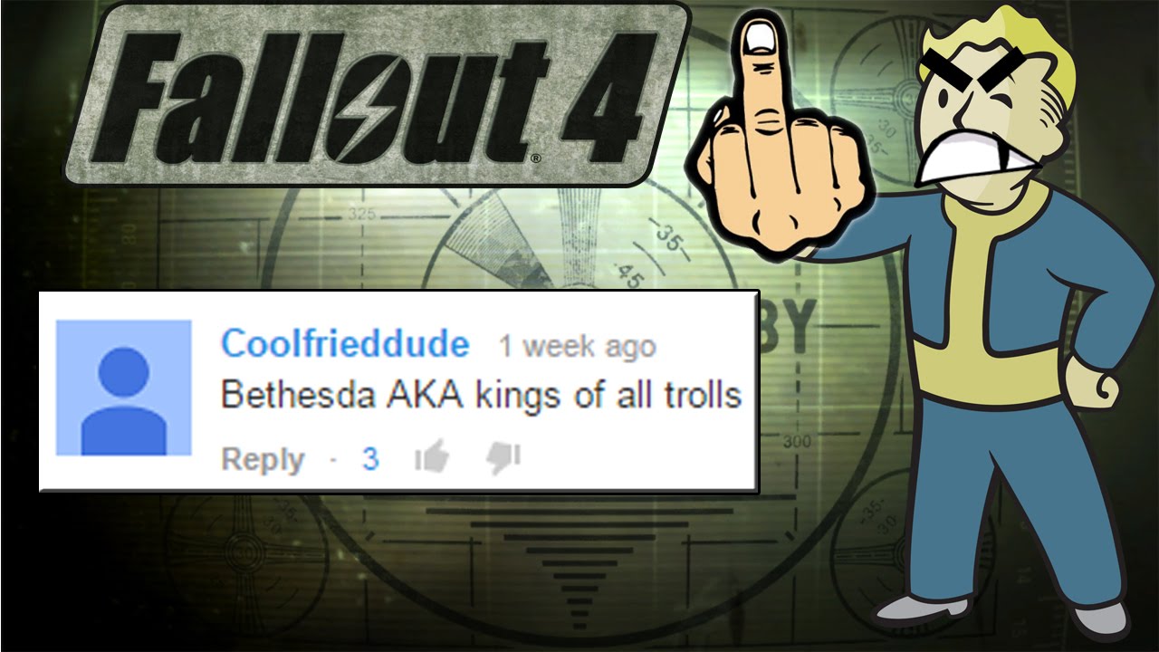SH*T PEOPLE SAY ABOUT FALLOUT 4 - The "Disappointment/Anger" Edition ...