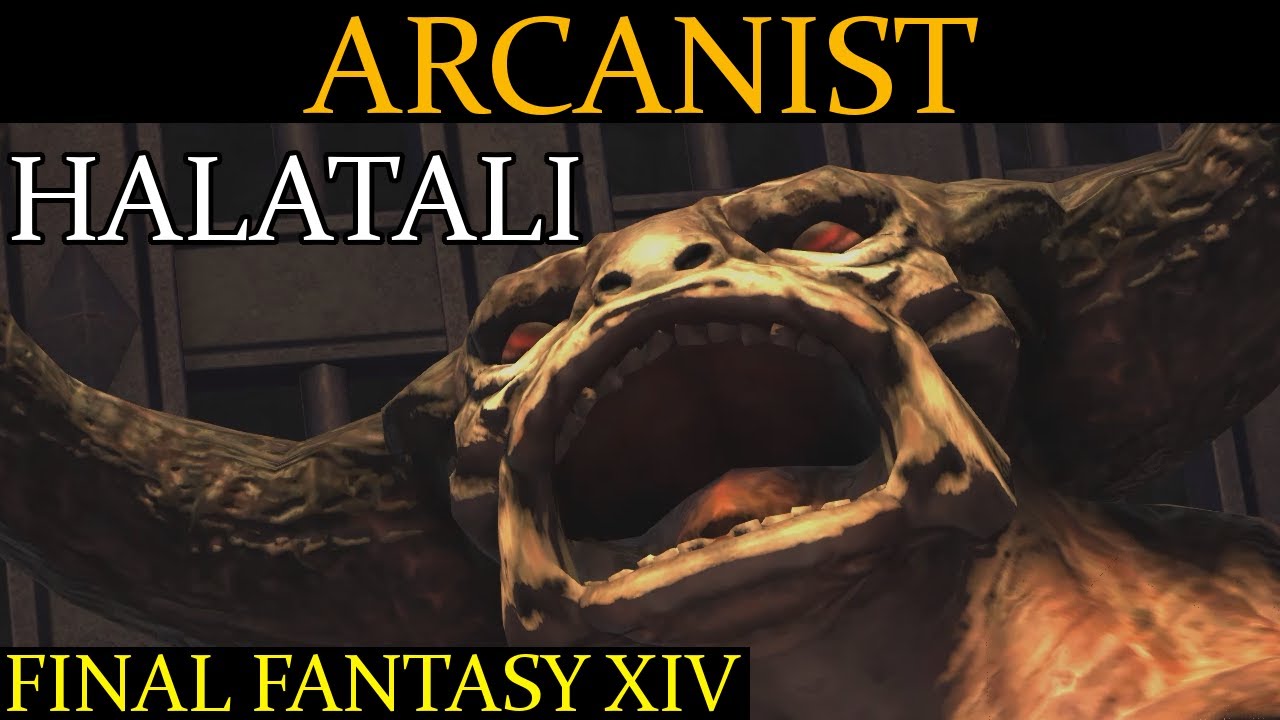 FFXIV - Arcanist in Halatali (Dungeon/Normal) - YouTube
