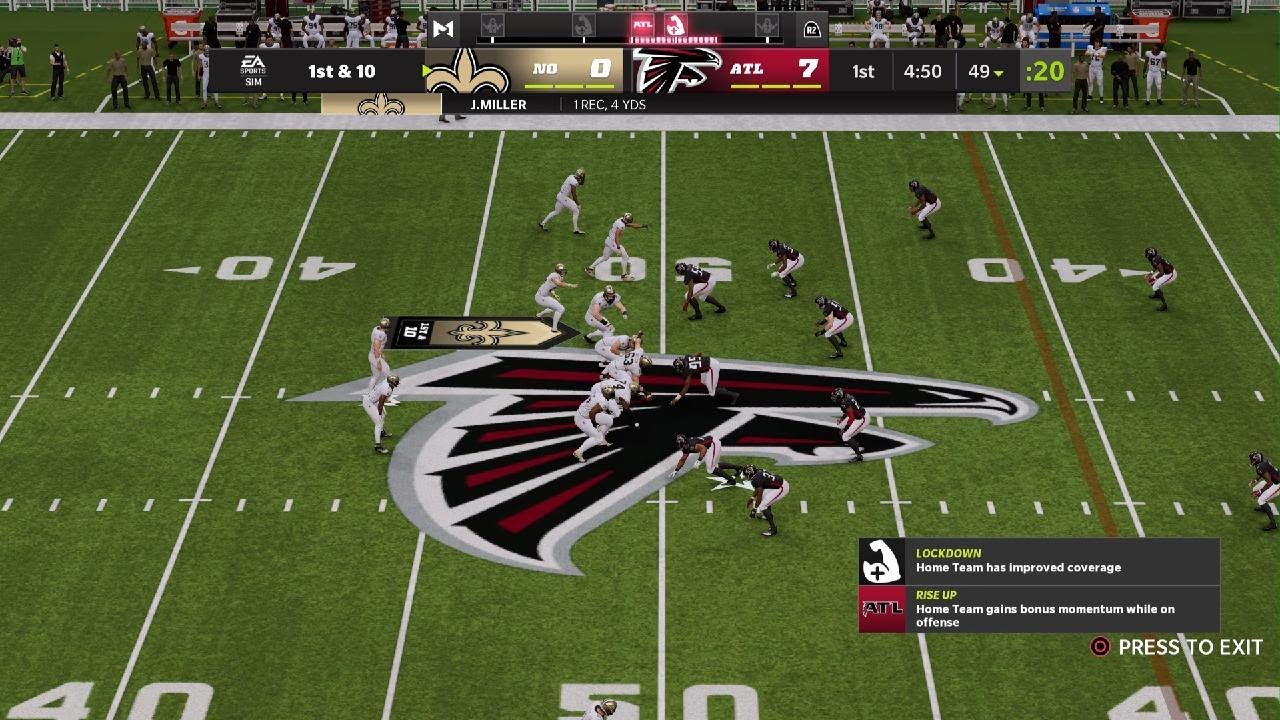 Madden NFL 2033 Franchise Week 5 New Orleans (2-2) at Atlanta (2-2 ...