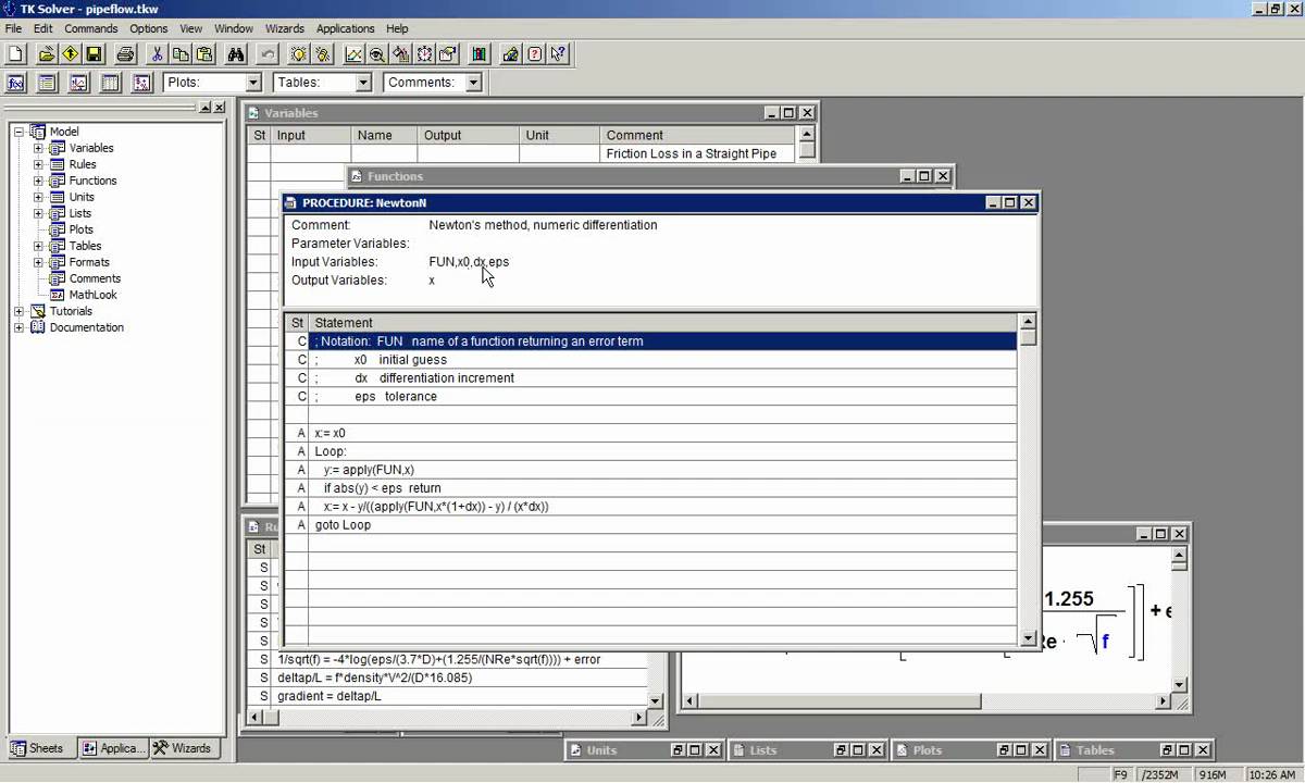 TK Solver - Iterative Solutions 4 - YouTube