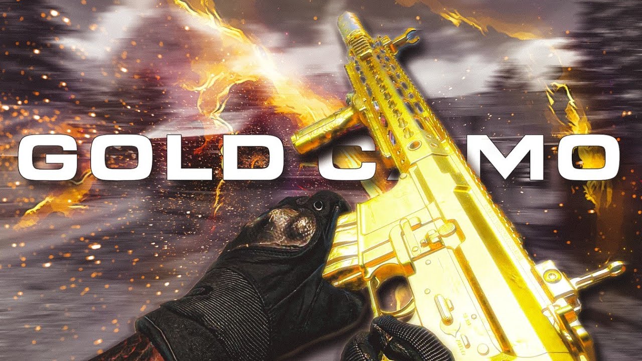 I unlocked the M4 GOLD CAMO | Modern Warfare 2 - YouTube
