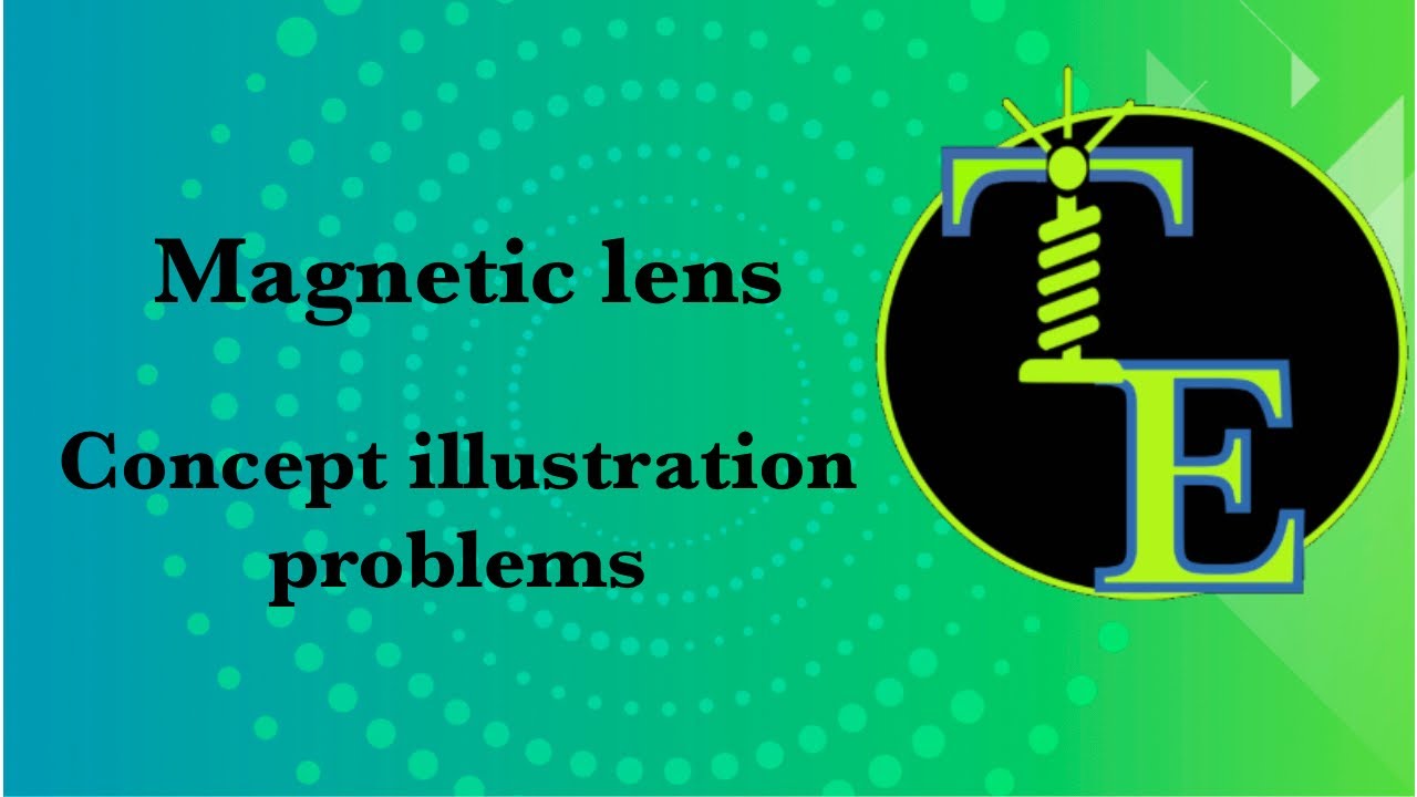Magnetic lens | Focal length of magnetic lens | Concept illustration ...