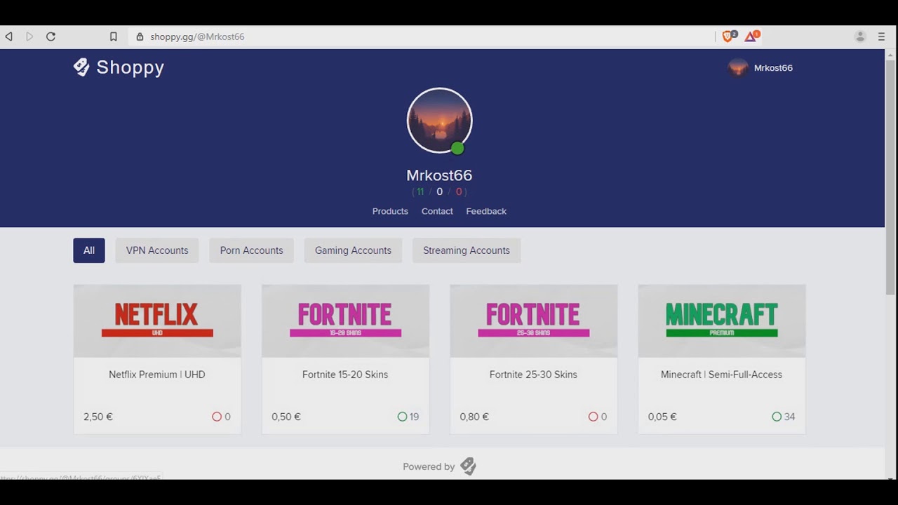 Cheap Account Shop | Fortnite , Netflix & More (shoppy.gg/@mrkost66 ...