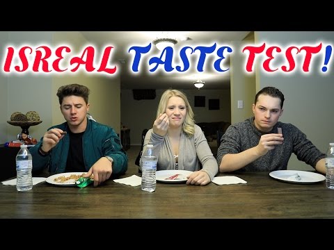 ISRAEL FOOD TASTE TEST!!