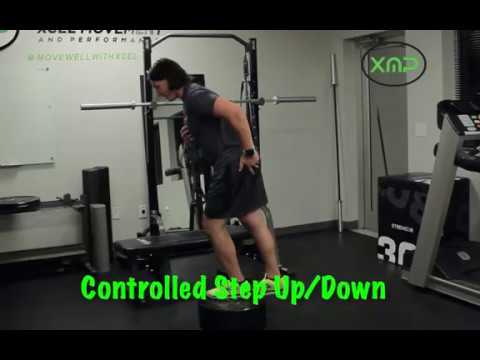 How to perform the controlled step up/down - YouTube