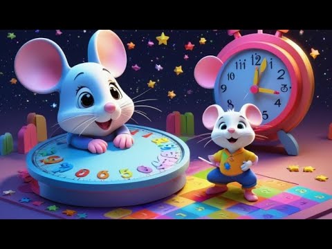 Tick Tock Mouse and the Clock | Fun Time-Telling Song for Kids ...