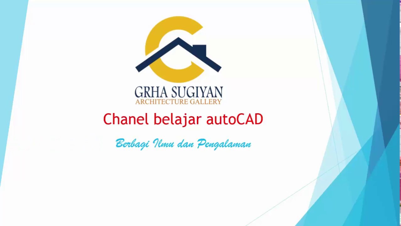 Pelajaran Dasar Pertama Autocad Exploring The Interface - YouTube