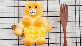DIY - How To Make Muscle Teddy Bear Bread (Satisfying) ... | Doovi